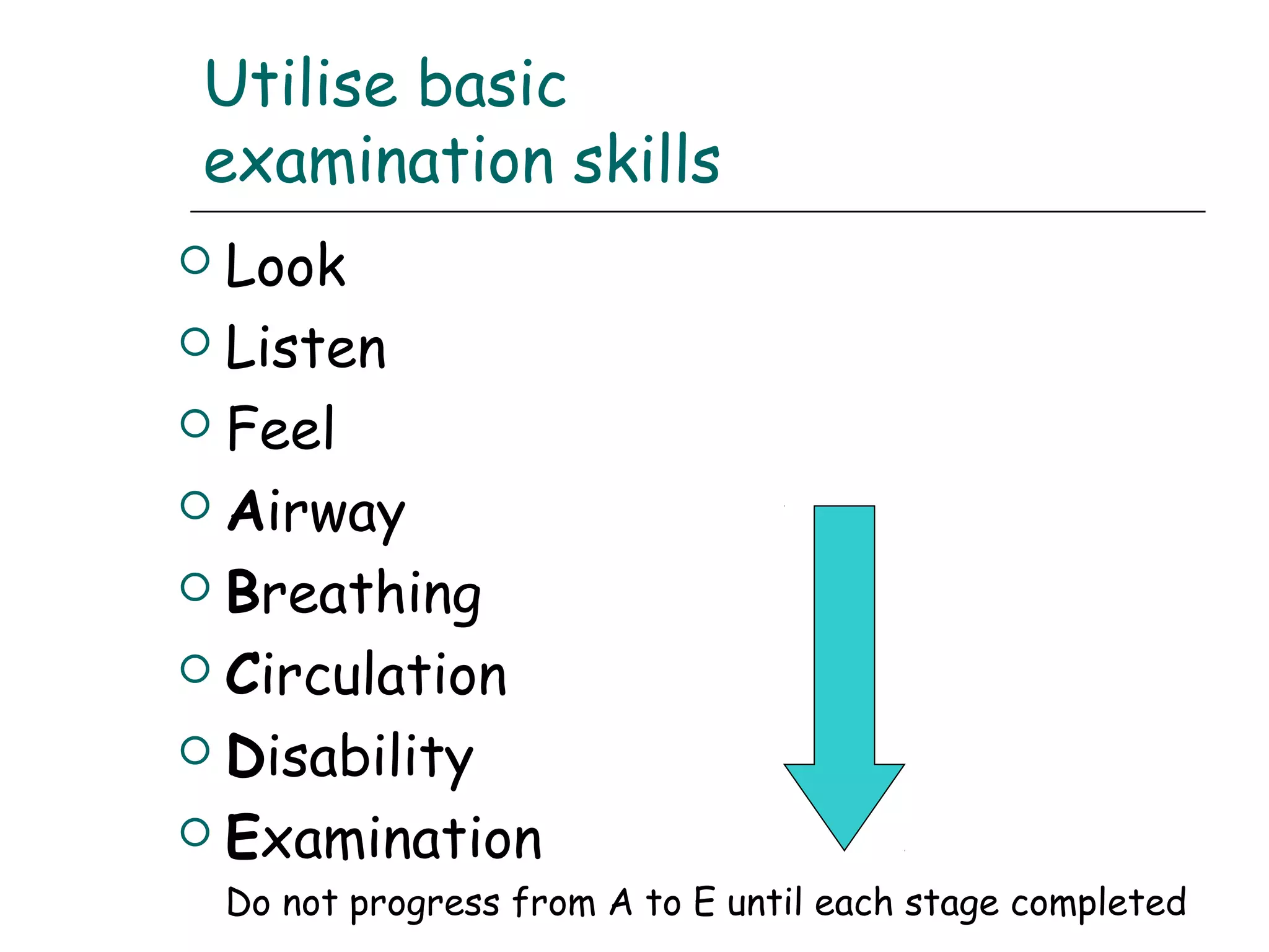 ABCDE Assessment | PPT