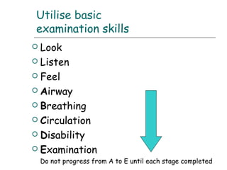 ABCDE Assessment | PPT