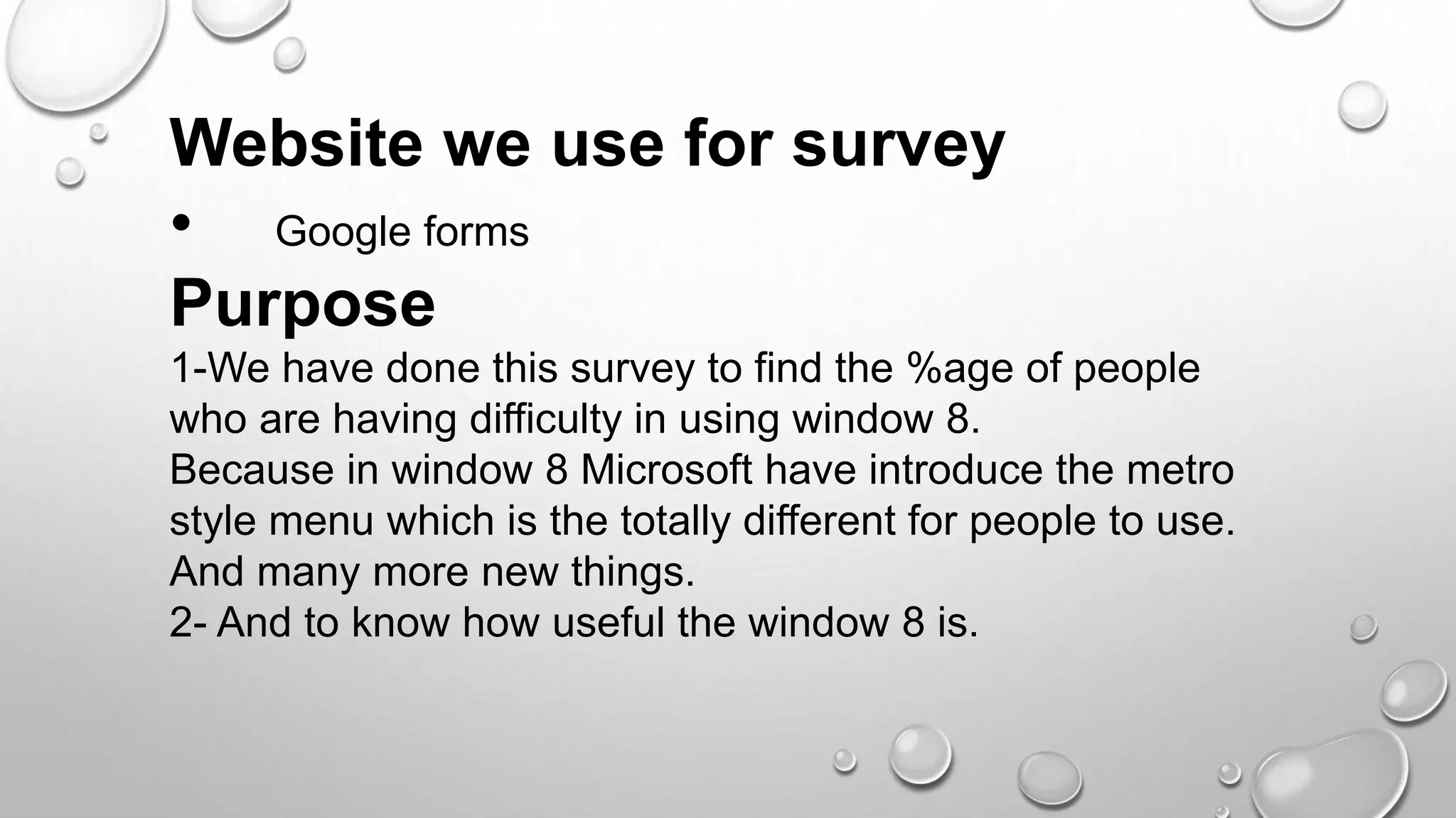 Interface problem of window 8 | PPTX