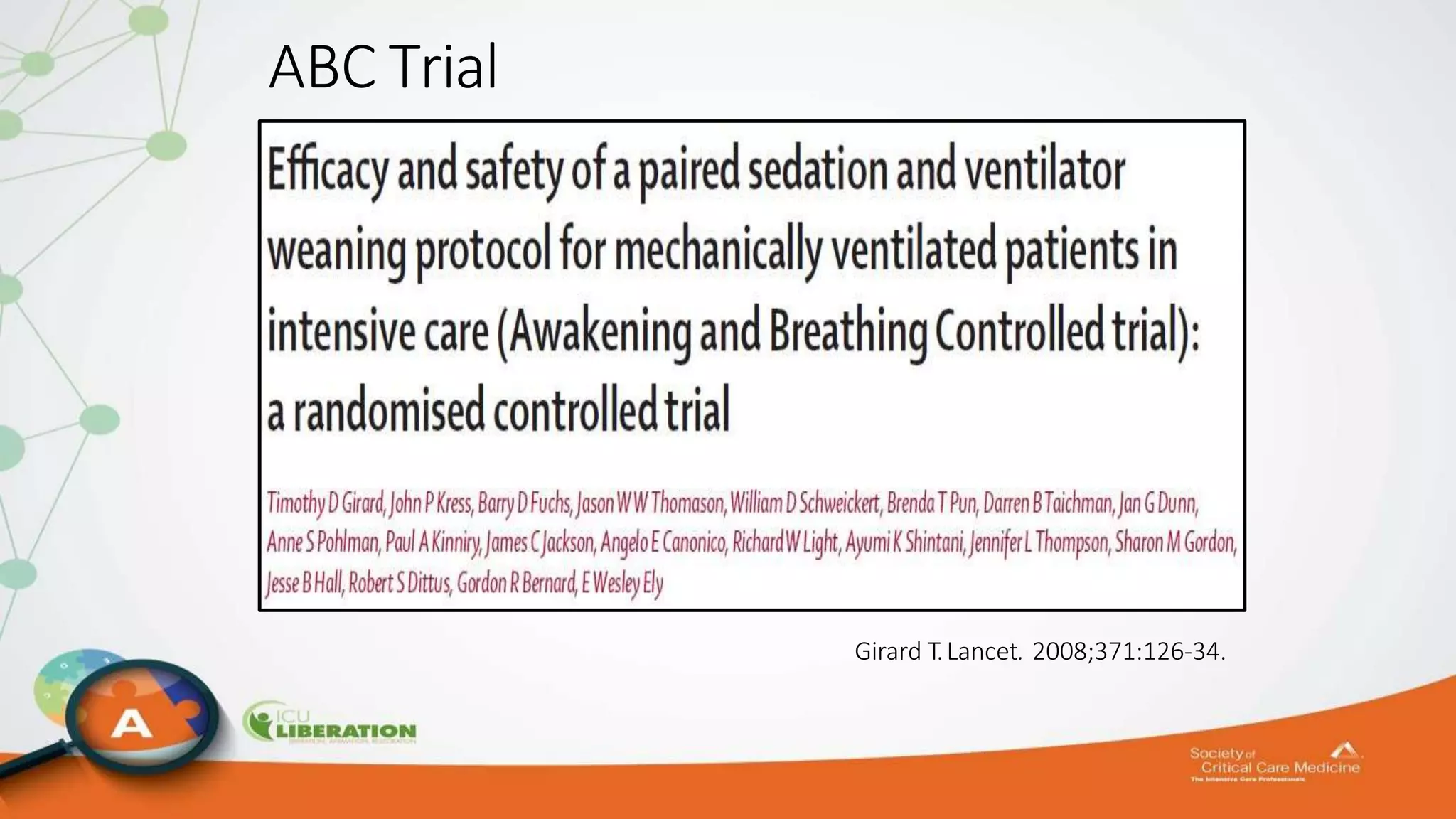 ABCDEF bundle: ICU Liberation Bundle | PPTX