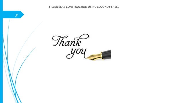 Filler slab construction using coconut shell | PPTX | Civil Engineering ...