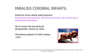 ABCDE Sindrome de Down y Paralisis Cerebral Infantilx | PPTX