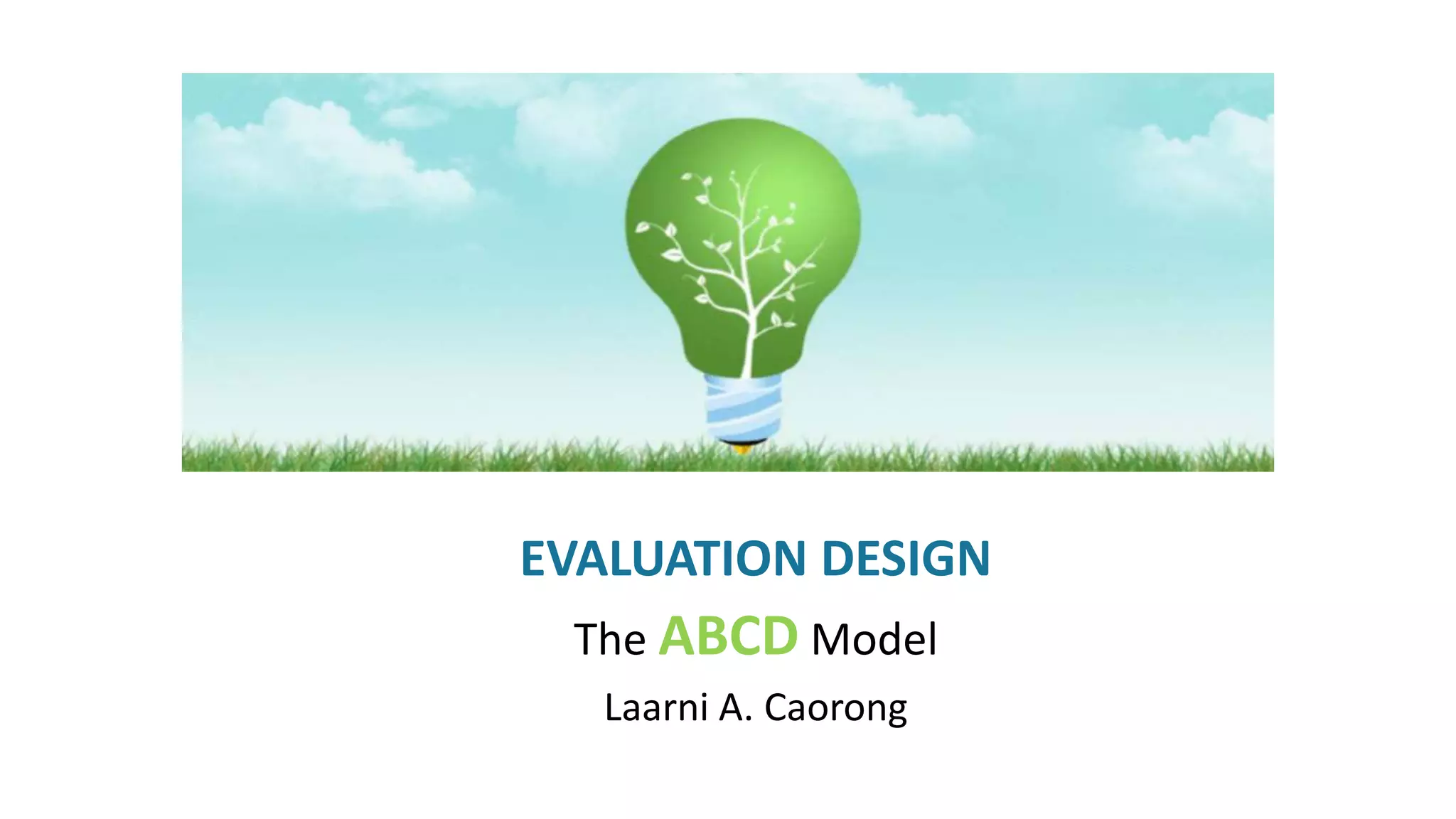 ABCD Evaluation Model | PPTX