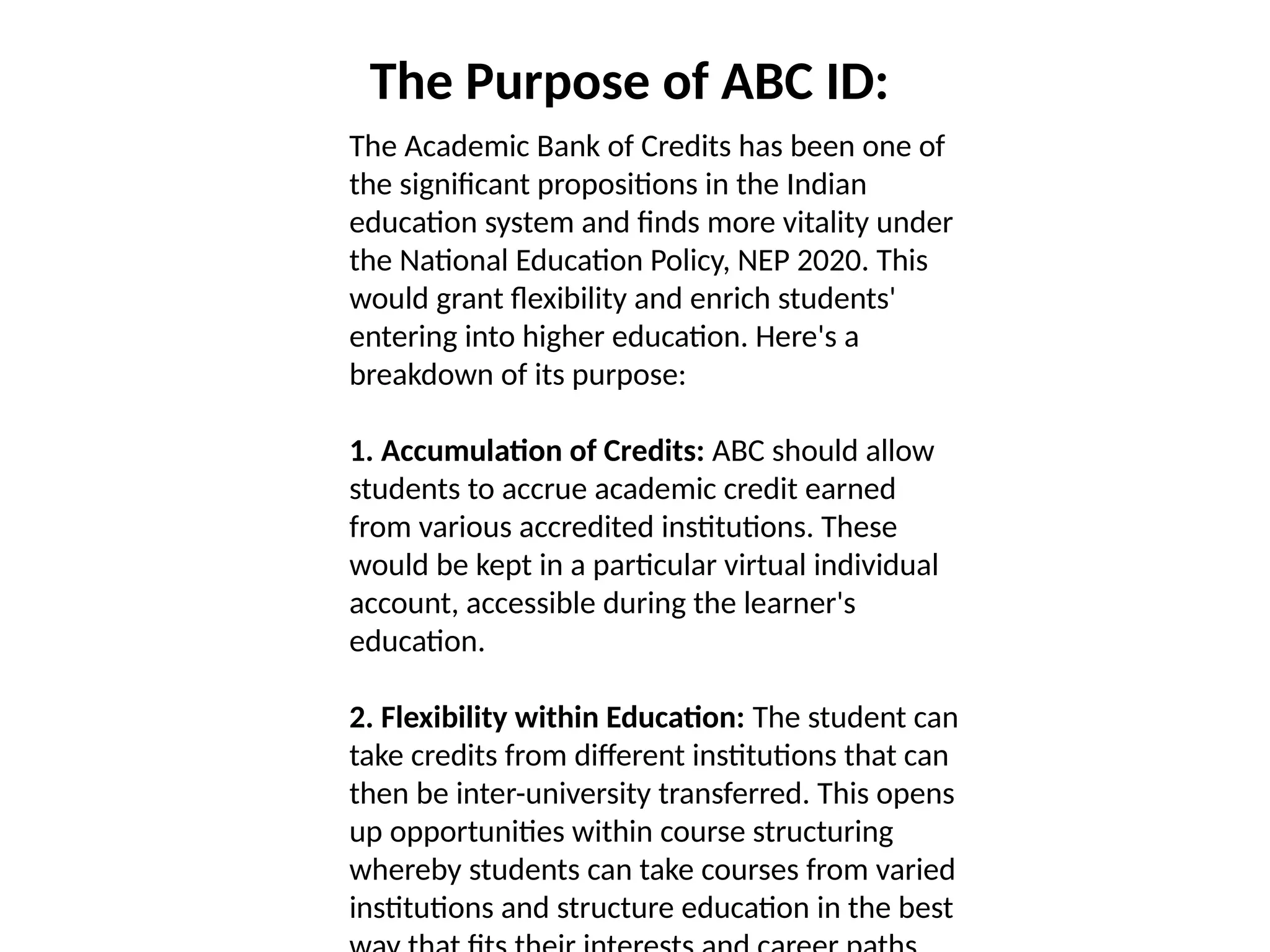 What is ABC ID and How to Create and its Importance | PPTX