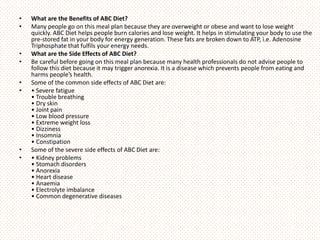 Abc diet for weight loss | PDF