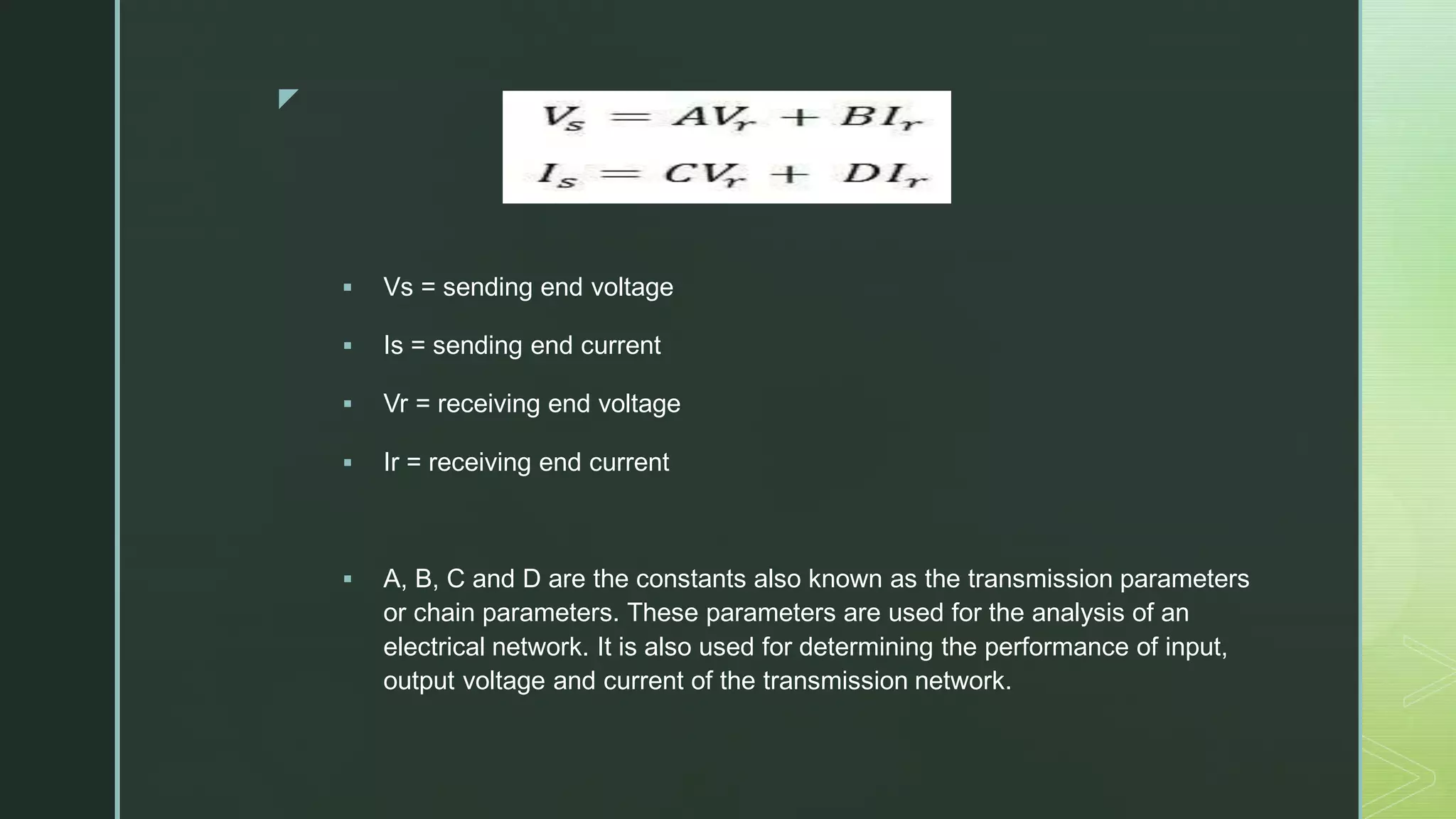 Abcd parameters | PDF