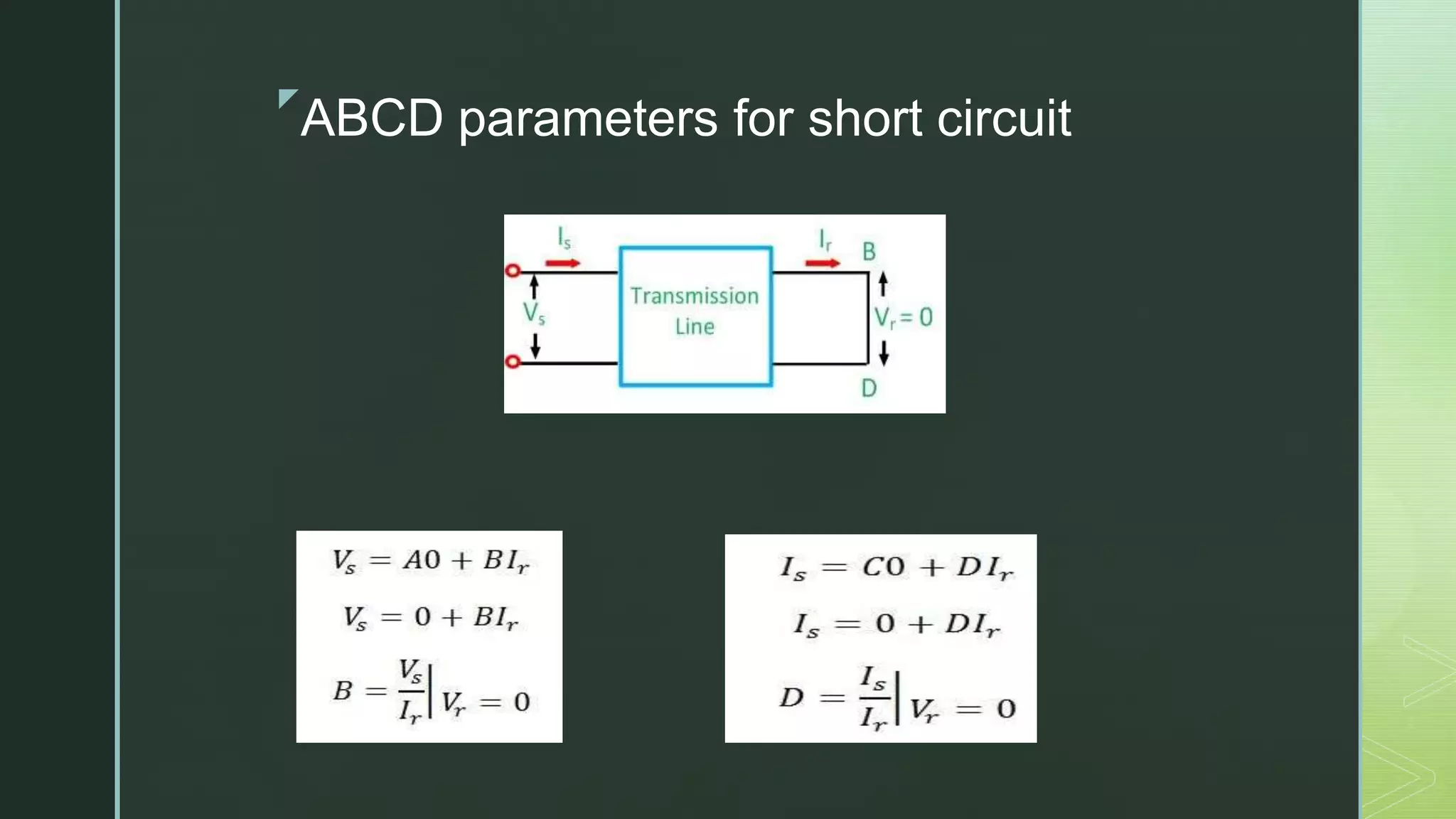 Abcd parameters | PDF
