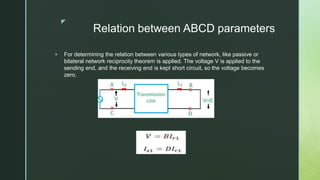 Abcd parameters | PDF