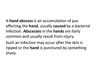 Abcess topic | PPT