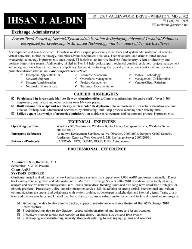 Ihsan_resume_exchange_admin | DOCX