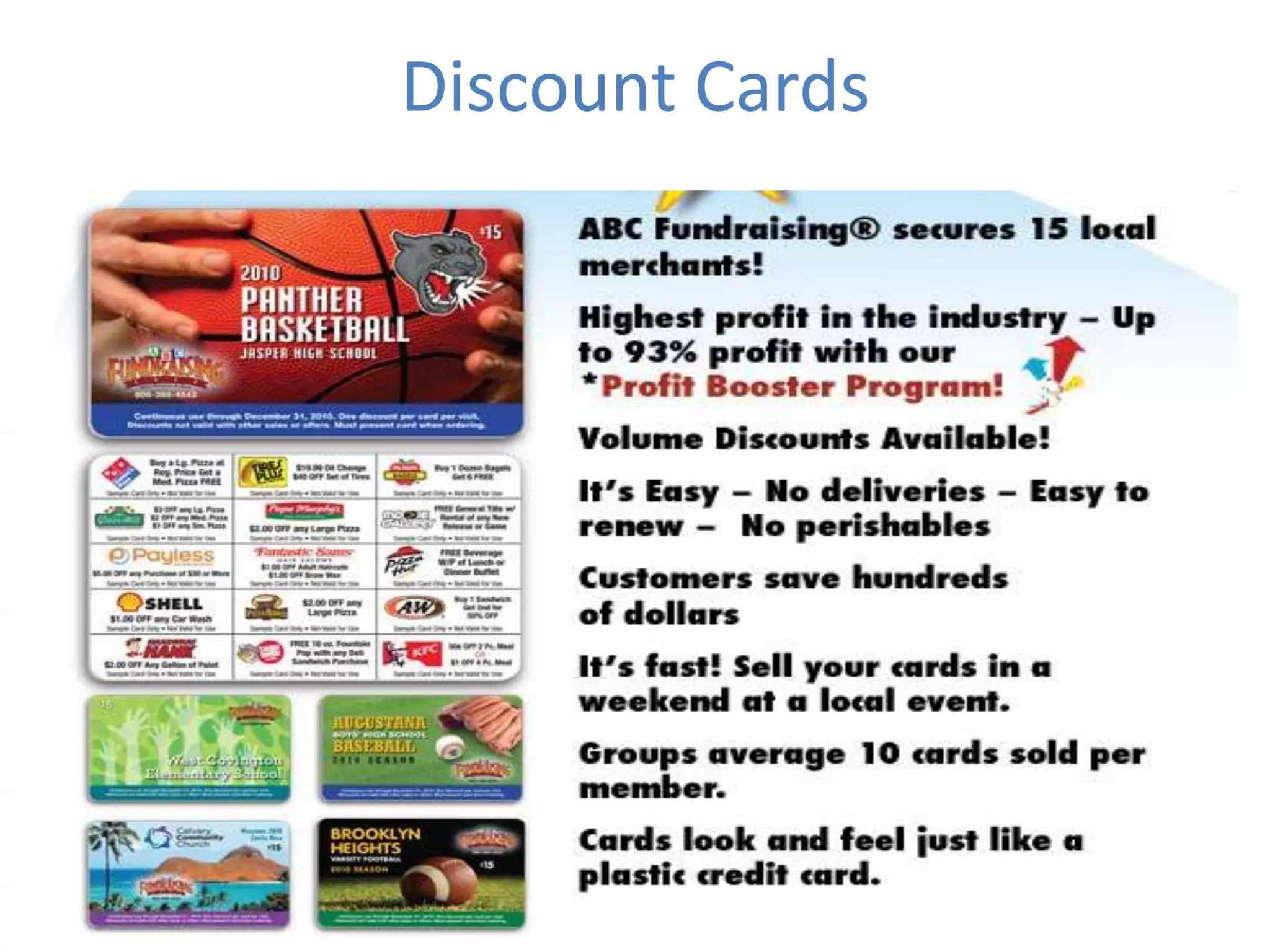 Abc fundraising power point | PPTX | Credit Cards | Personal Debt