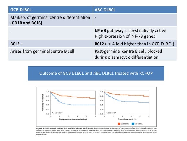 Abc, gcb and doule hit diffuse large b