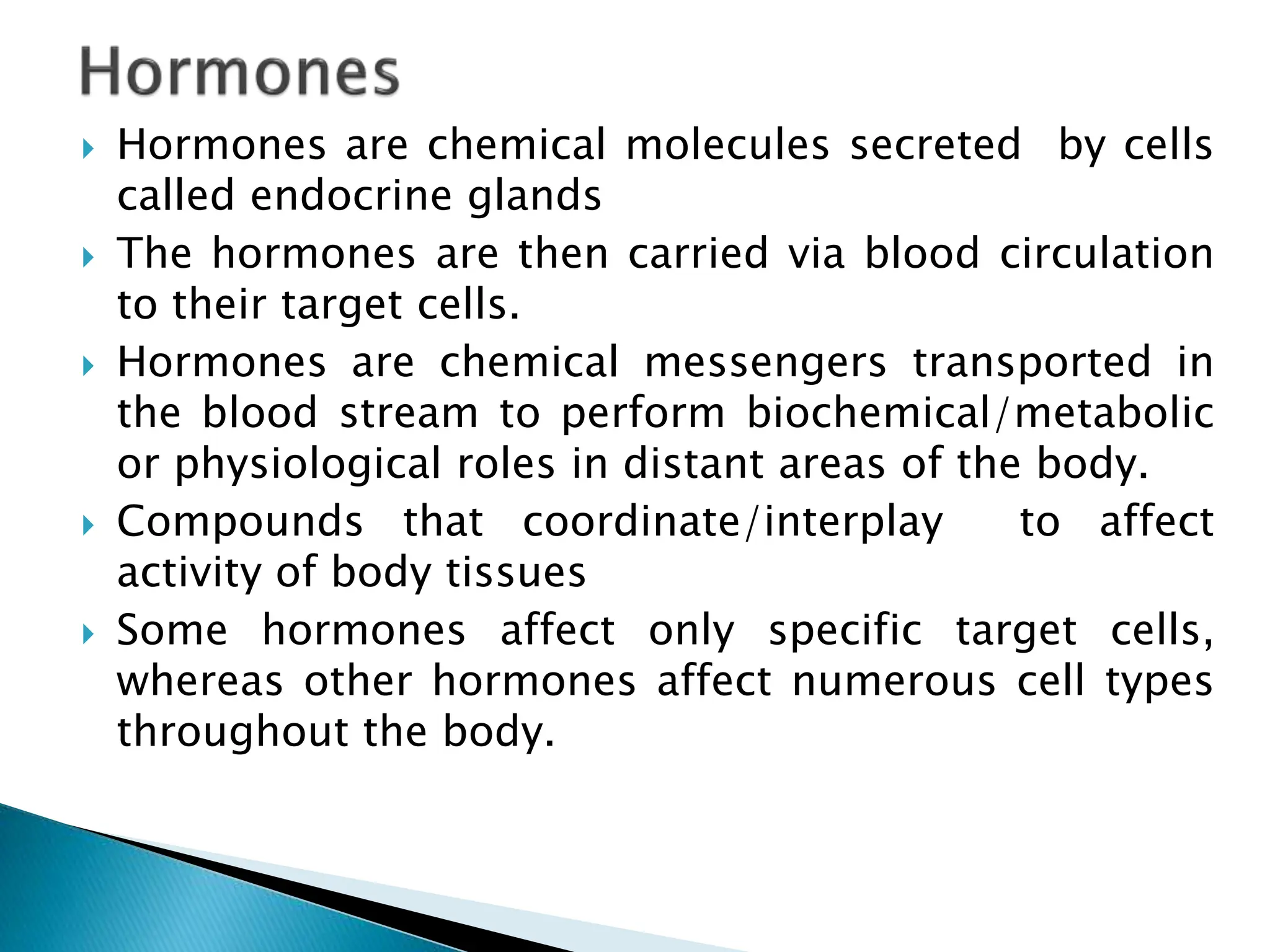 HORMONES and general knowledge of hormone for student | PPTX