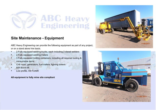 Abc heavy engineering capability statement | PDF | Civil Engineering ...