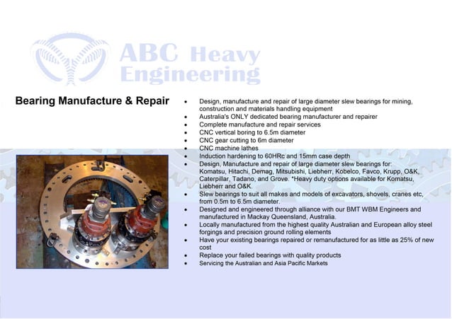 Abc heavy engineering capability statement | PDF | Civil Engineering ...