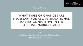 ABC International -rqs, methodology, advantages and disadvantages | PDF