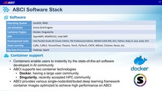ABCI: An Open Innovation Platform for Advancing AI Research and ...