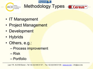 IT Methodologies | PPTX