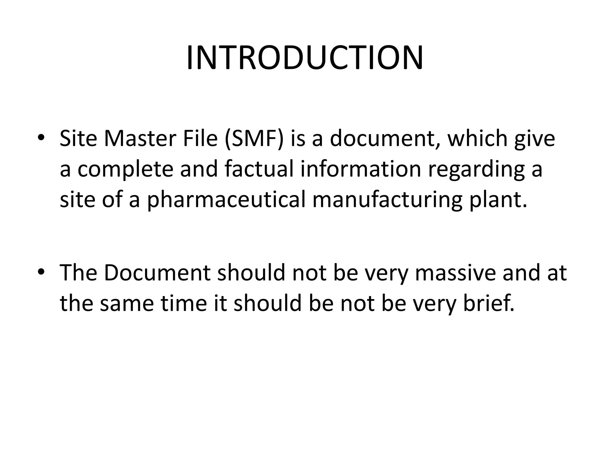 SITE MASTER FILE | PPTX