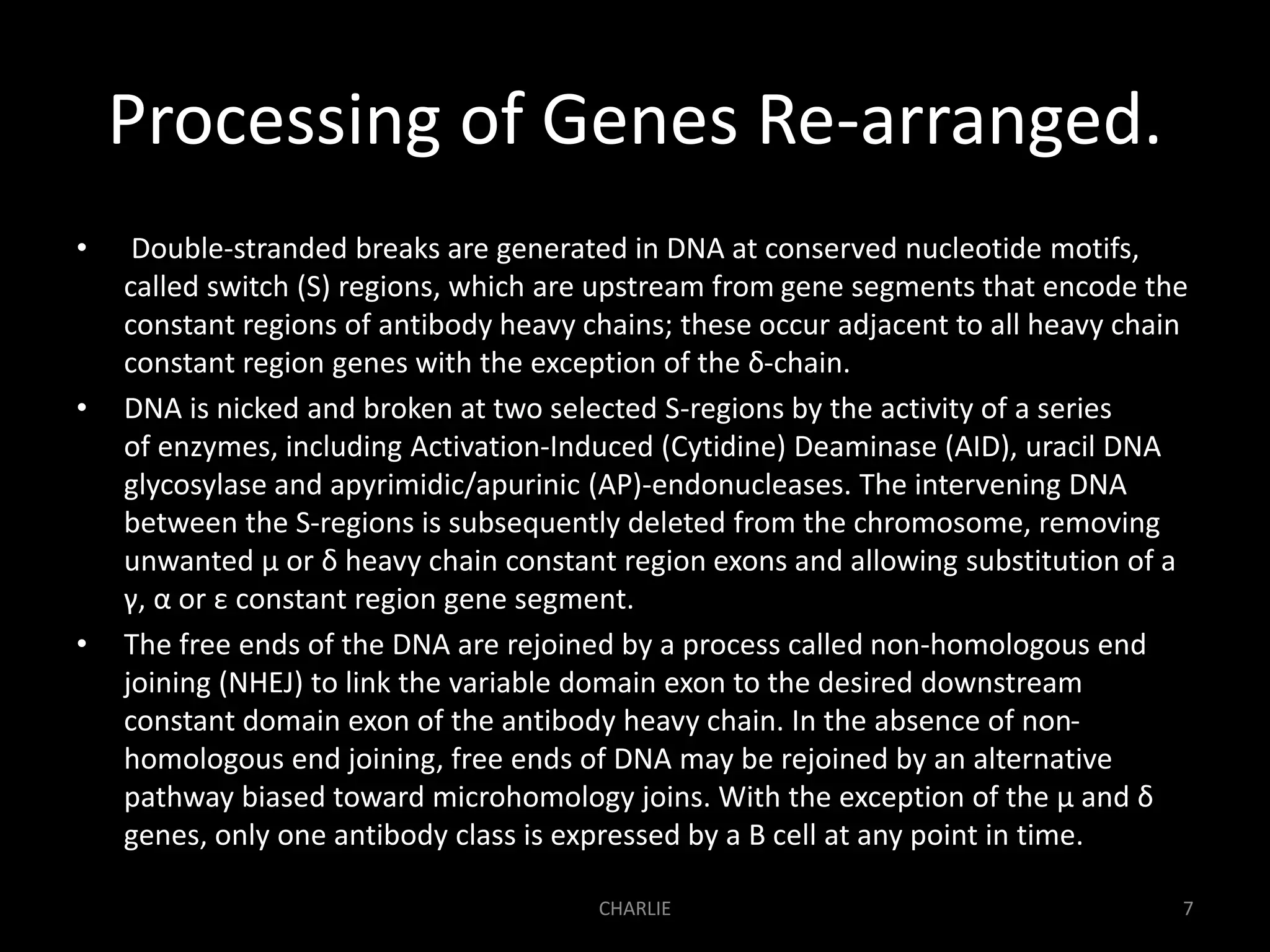 Antibody class switch ppt | PPTX