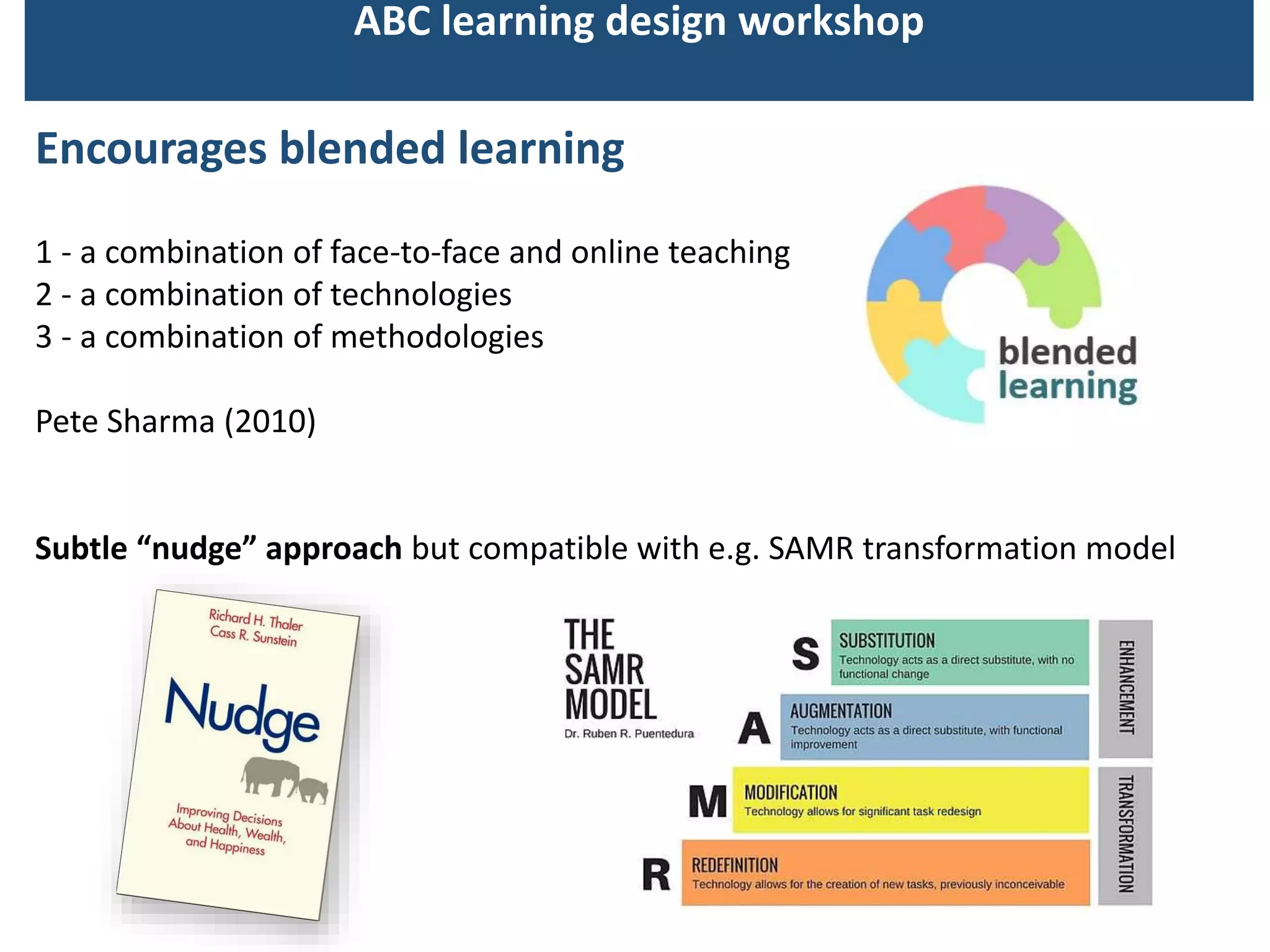 ABC learning design overview | PPTX