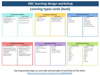 ABC learning design overview | PPTX