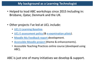 ABC learning design overview | PPTX