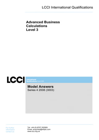 Abc level 3 series 4 2008 | PDF