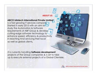 ABCO Infotech, For Carrier Contact 9845373799, 9845684754 | PPT