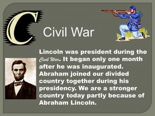 Abc Of Abraham Lincoln | PPTX