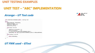 ABC of developer test | PPT | Free Download