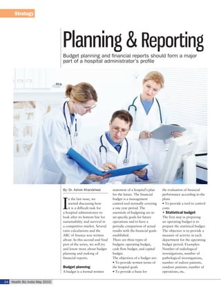 Abc of hospital finance | PDF