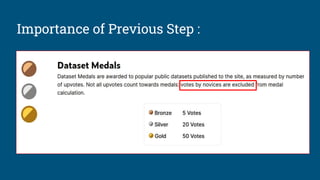 Getting Started With Kaggle Dataset | PPT