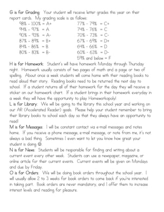 Abc of our class | PDF