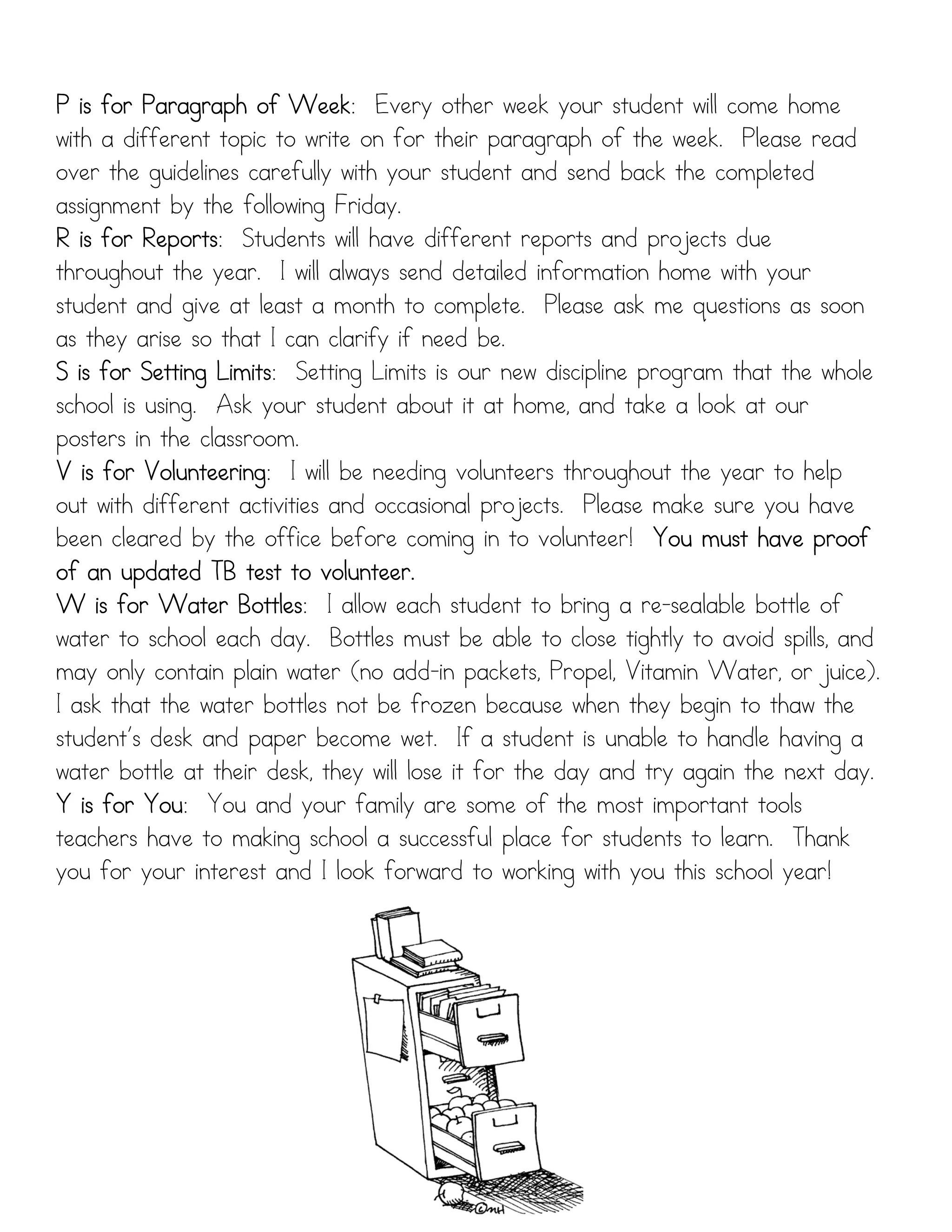 Abc of our class 3rd | PDF