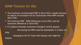 ABC of PAP Titration in treatment of OSA | PPTX