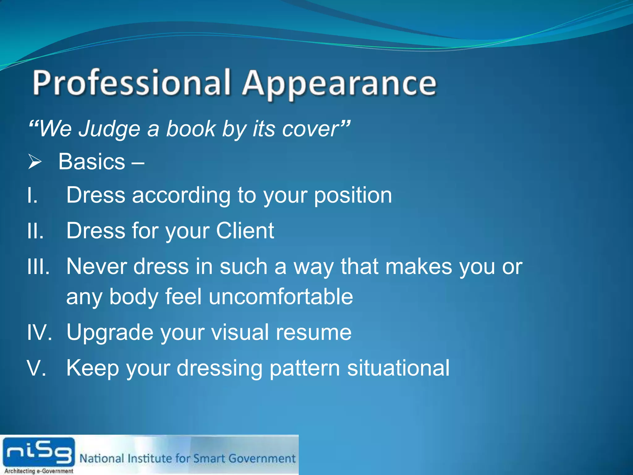 Abc of professional etiquette | PPTX
