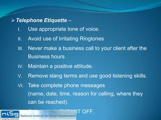 Abc of professional etiquette | PPT