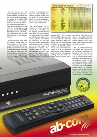 Abcom | PDF | Home Entertainment Systems | Consumer Electronics