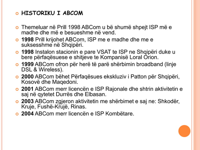 Abcom | PPT