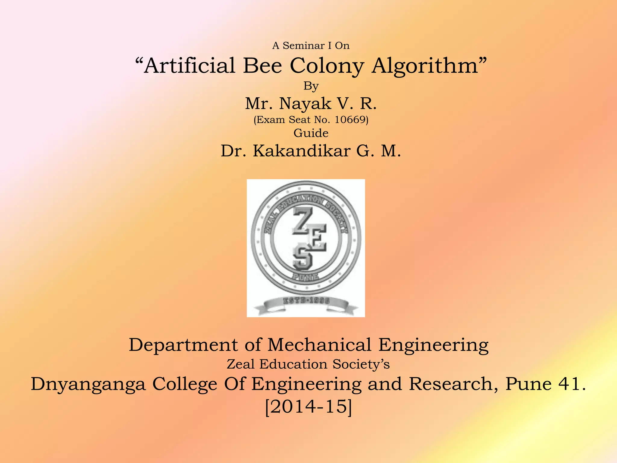 ABC Algorithm. | PPTX ABC Algorithm. | PPTX