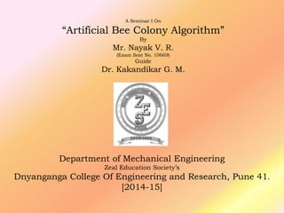 ABC Algorithm. | PPTX