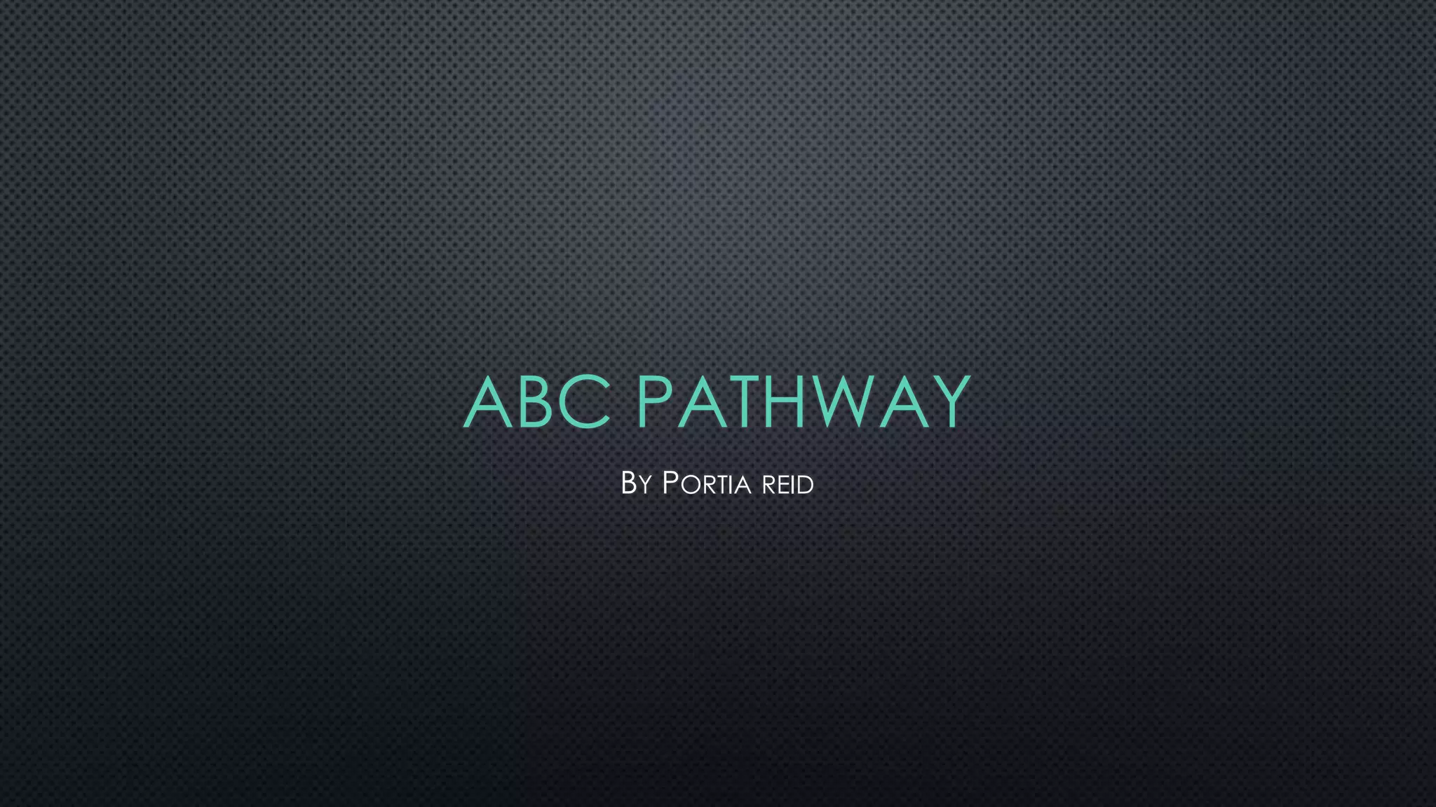 Abc pathway | PPT