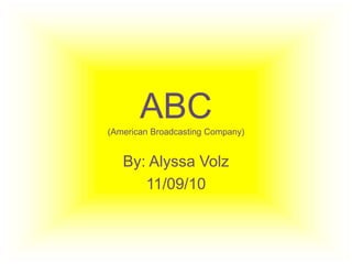 ABC network | PPTX