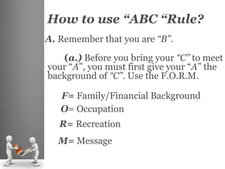 Abc rule | PPT