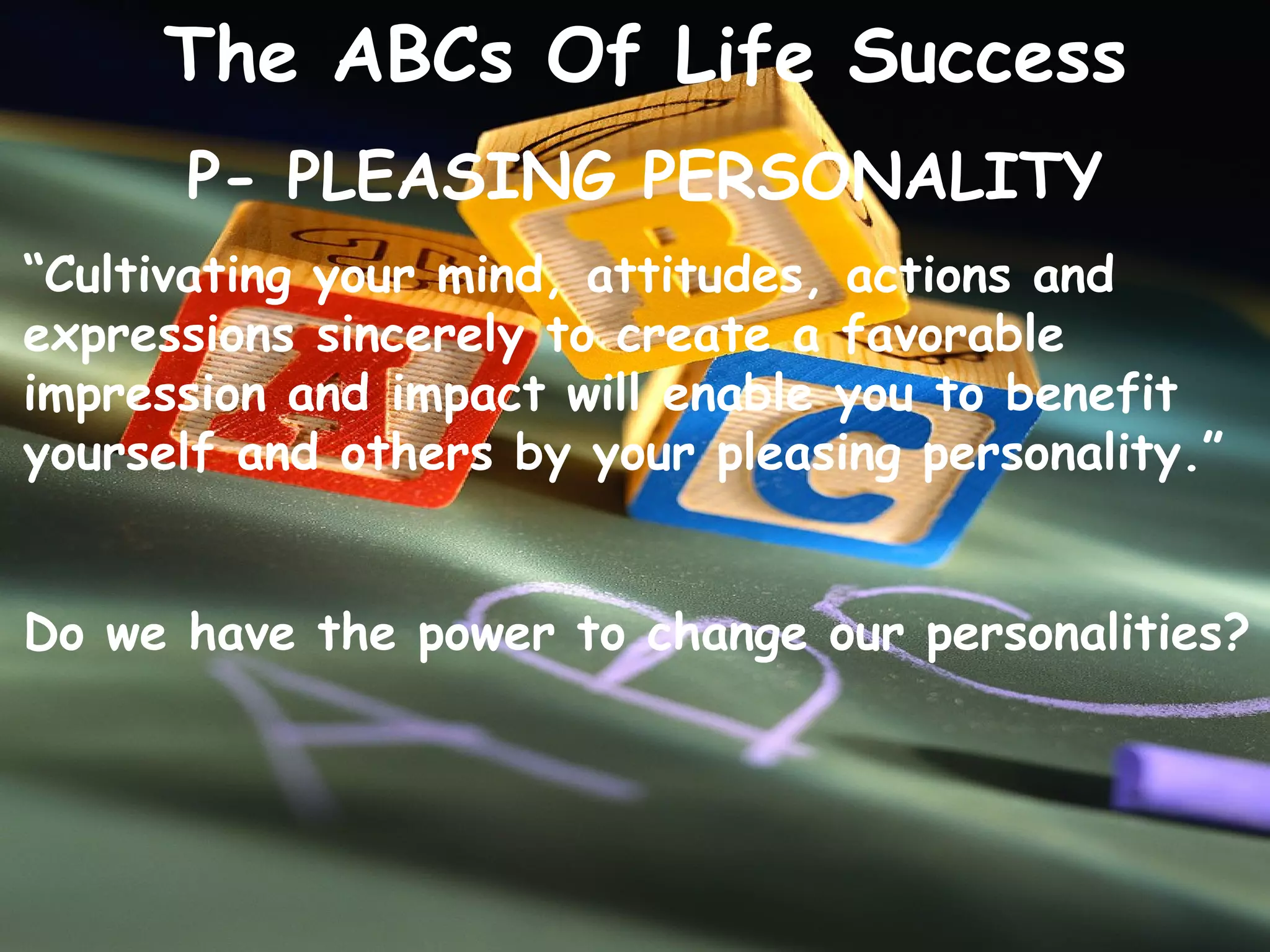 The Biblical ABCs of Life Success | PPT | Christianity | Religion ...