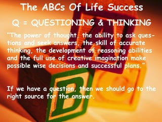 The Biblical ABCs of Life Success | PPT