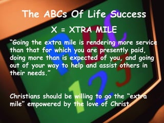 The Biblical ABCs of Life Success | PPT