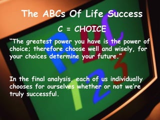 The Biblical ABCs of Life Success | PPT