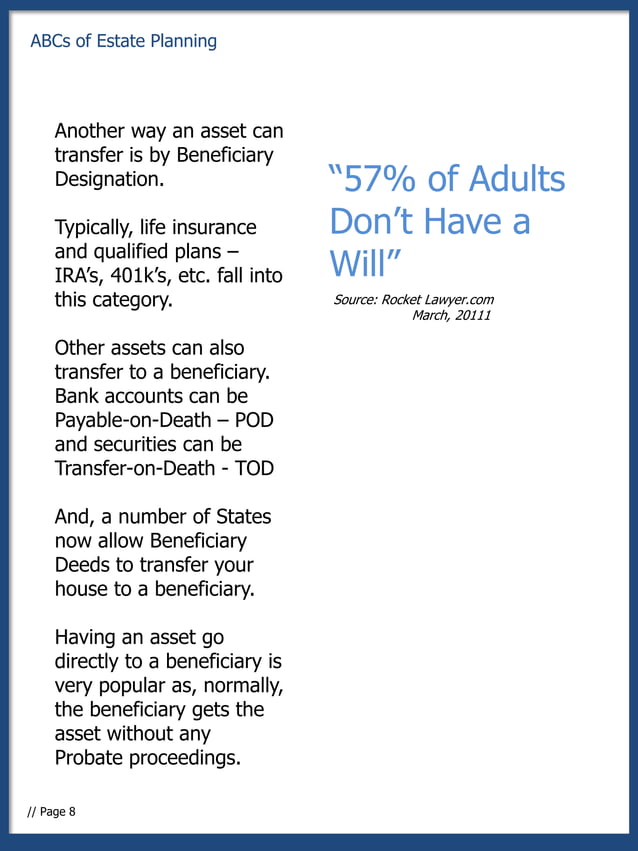 ABCs of Estate Planning | PPTX | Life Insurance | Insurance